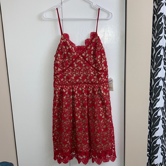 Dress Forum | Dresses | Red Lace Dress | Poshmark